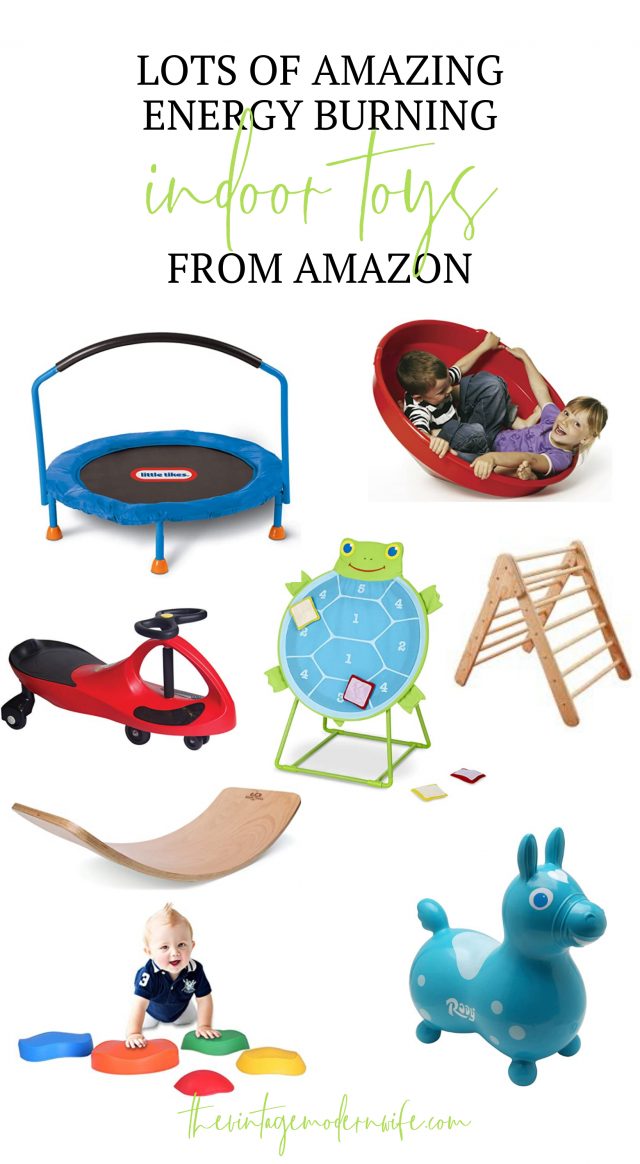 Tons of Amazing Energy Burning Indoor Toys from Amazon