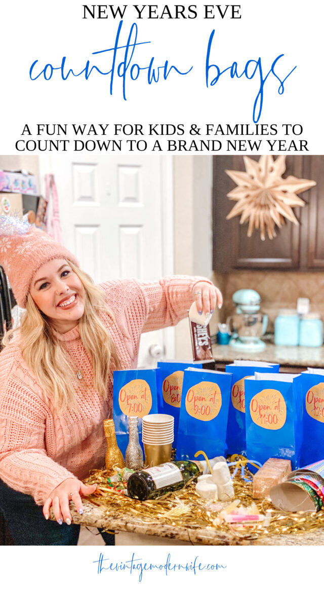 New Years Eve Countdown Bags - The Vintage Modern Wife