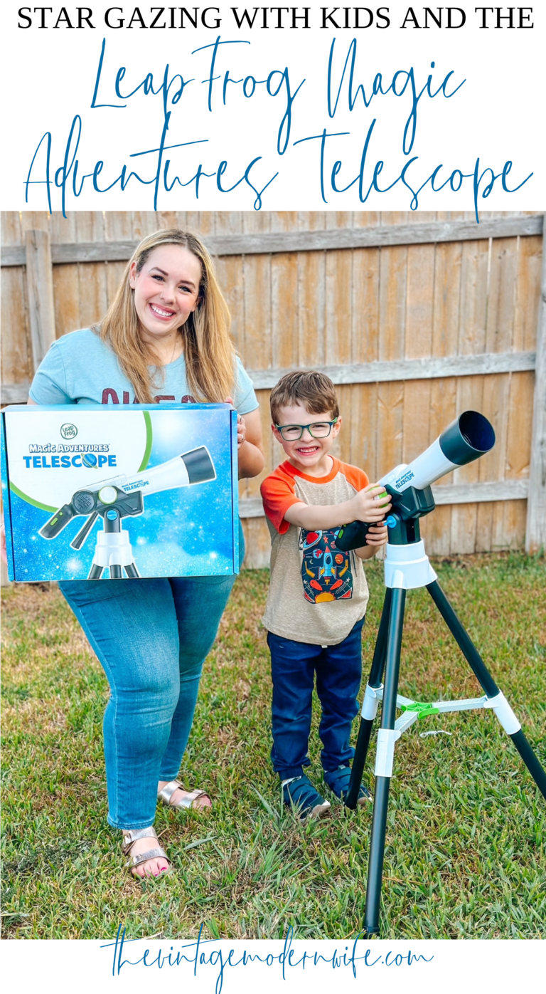 Star Gazing with Kids and the LeapFrog Magic Adventures Telescope