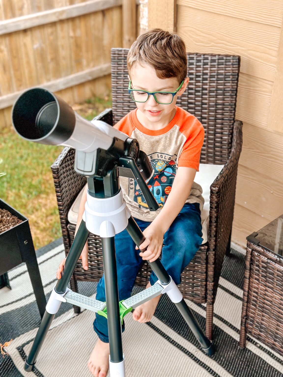 Star Gazing with Kids and the LeapFrog Magic Adventures Telescope